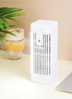 China Portable Desktop Water Cooling Air Electric Fan Household Spray Mini Stand Air Conditioner for sale