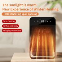 China ABS Portable Desktop Air Heater Fan for Indoor Bedroom Winter 1500W PTC Quick Heating for sale
