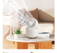 China Ultra-Quiet Desktop Cooling Fan for Office and Dorm 1000mAh/1200mAh Battery Capacity for sale