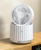 China 5V Hot Humidifying Spray Fan USB Desktop Charging Small Fan Folding Portable Table Fan Hydrating Air Cooler for sale