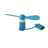 China Customized Logo Mobile Phone Portable 3 In 1 USB Type C Fasting Cooling Mini Fan for 15g for sale