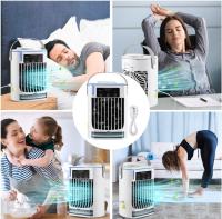China Electric Mini Air Conditioner Portable Cooler Fan for Office Table 2 Pc Water Cooling for sale