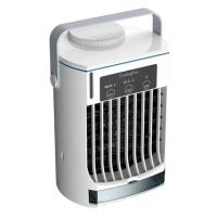 China Foldable Mini Portable Air Conditioner with Spray Humidify and USB Water Cooling Fan for sale