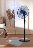 China 43*43*110CM ABS Plastic 16 Inch Electric Vertical Fan for Air Cooling and Ventilation for sale