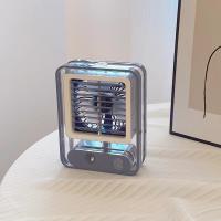 China USB Power Source Portable Mini Air Cooler Fan for Desk Table Water Mist Outdoor Fans 2pics for sale