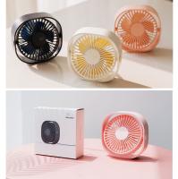 China DC5V/1A 4.2W Battery Type Rechargeable Desktop Air Cooling Fans with 3X Speed Mode for sale