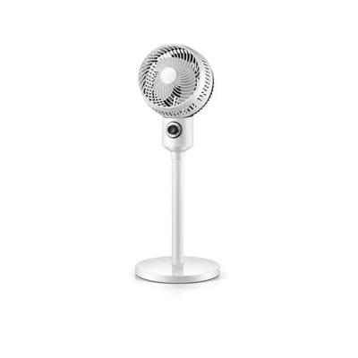 China 35w Portable Pedestal DC Electric Stand Air Cooler Fan and 120 Degree Air Supply Angle for sale