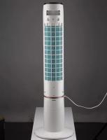 China Storable Electric Bladeless Standing Fan with TUYA Control and GS Certification for sale