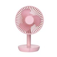 China Dimensions L x W x H Inches 170*138*270mm Portable Electric Table Fan in Pink for sale