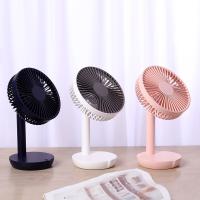 China Dimensions L x W x H Inches 170*138*270mm Portable Electric Table Fan in Pink for sale