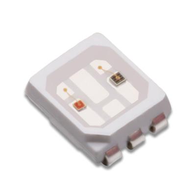 China 6 Pin 3528 Dual Isolated Circuit SMD LED Red 620-625nm IR 850-860nm 0.1W 120 Degree Wide Angle for sale