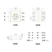China 5050 3-Chip Hair Growth LED 660nm Red 850nm IR 20° Focused Beam for Laser Caps for sale
