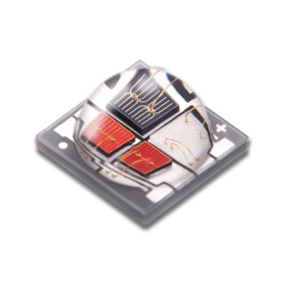 China Custom 5050 Ceramic 4-in-1 High Power Medical LED Chip 12W Red Yellow Violet IR for Therapy Devices for sale