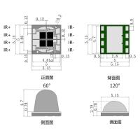 China Customizable 5050 4-in-1 Infrared LED 12W 740/810/850/940nm for Medical Therapy Biometric Detection for sale