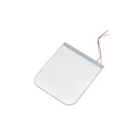 China 5 Inch Rounded Corner Instrumentation LED Screen Backlight 500cd/M2 With Wire Lead Connector for sale