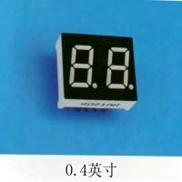 China 0.4 Inch 2 Digit High-Brightness 7 Segment LED Display with Common Cathode/Anode Numeric Tube for sale