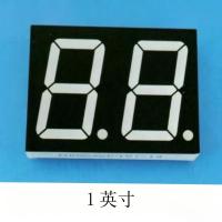 China 1 Inch 2-Digit 7-Segment LED Display with Common Cathode/Anode and High-Brightness for Industrial Use for sale