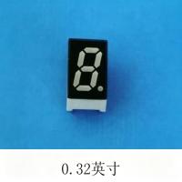 China 0.32 Inch High Brightness 7 Segment LED Display with Common Cathode/Anode Option for sale