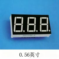 China 0.56 inch 3 Digit 7 Segment LED Display Common Cathode for Industrial Meters for sale