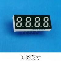 China 0.32 Inch 4 Digit 7 Segment LED Display Common Cathode for Precision Meters and Timers for sale