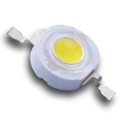 China 3W High Power White LED Bead Ra90 Aluminum Base 5000-6000K 140 Degree for Photography Fill Light for sale