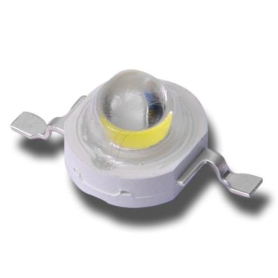 China 3W High Power Cool White LED Bead 6000-7000K 60 Degree Narrow Beam for Outdoor Spotlight for sale