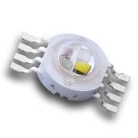 China 12W High Power RGBW 4-in-1 LED Chip 8 Pin 140° Wide Angle Multi Color LED Bead for Stage Landscape Lighting for sale