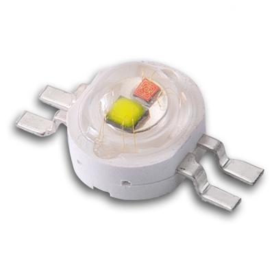 China Custom 2 in 1 Bi Color High Power LED Bead 140 Degree Wide Angle 350mA for Stage Landscape Lighting for sale