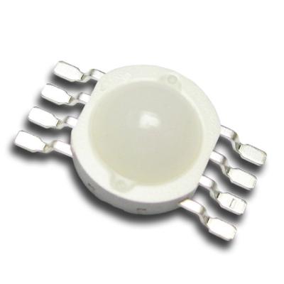 China 4W 12W High Power RGBW 4-in-1 LED Chip 8 Pin Multi Color with Frosted Lens 140 Degree for Stage Light for sale