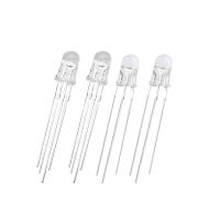 China 5mm full-color RGB LED diode with 4-pin common anode/cathode for multi-color indicator lights for sale