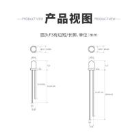 China 3mm Yellow-Green LED Diode with Long Pin for PCB Indicator and Lighting for sale