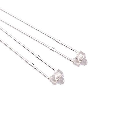 China 1.8mm Mini Butterfly Long Pin LED Diode 26-28mm High Brightness Through-Hole Indicator Lamp Beads Multi-Color for sale
