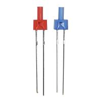 China 2mm F2 Tower-Type High-Profile Flat-Top LED Diode Multi-Color Indicator Through-Hole LED Lamp Beads for sale