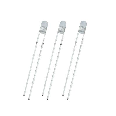 China 3mm F3 Rimless Water Clear LED Diode 20mA High Brightness Indicator Multi-Color for sale