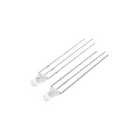 China 3mm F3 Red-Yellow Bi-Color LED Diode Common Cathode Anode 620-630nm 585-595nm 20mA for sale