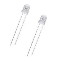 China 4mm Round Head LED Diode High Brightness White Blue High Temperature Resistant Through-Hole LED for sale