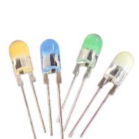 China 4.8mm 360° Omnidirectional LED Diode 0.5W High Brightness Through-Hole Lamp Beads for sale