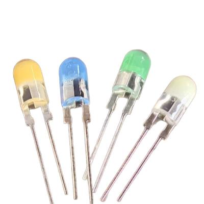 China 4.8mm 360° Omnidirectional LED Diode 0.5W High Brightness Through-Hole Lamp Beads for sale