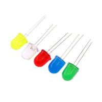 China 10mm Round Head LED Diode High Brightness Multi-Color Through-Hole Lamp Beads for sale
