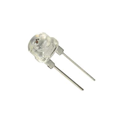 China 8mm 0.5W Straw Hat LED Diode 120 Degree High Brightness Low Decay Lamp Beads for Flashlights for sale