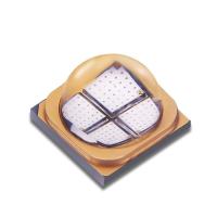 China 7070 SMD UV LED Diode Quartz Glass Dome Lens 365-400nm 1800mW High-Power Ultraviolet Light Source for sale