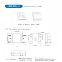 China 2121 IC RGB SMD LED Diode 12V Built-in IC 2.24x2.24mm for High Density Dynamic Lighting for sale