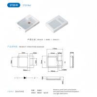 China 2720 SMD LED 620nm Red Diode Anti-Vulcanization 350mA for Automotive Taillights for sale