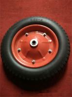 China Penumatic Solid Rubber PU Wheels 300-8 for sale