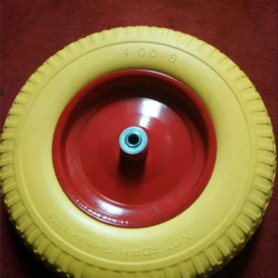 China Solid Rubber Caster Wheels 400-8 for sale
