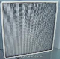 China HEPA Air Filter Machine Housing MERV 14 484x484x220mm for HVAC Cleanroom Systems for sale