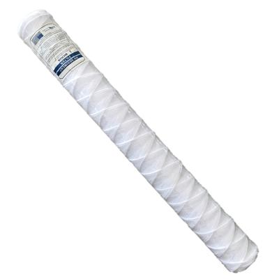 China 1 Micron 20 Inch String Wound Sediment Filter Cartridge Low Pressure Drop for Beer Beverages for sale
