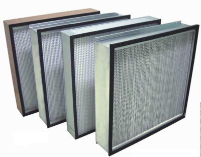 China Custom Size H14 HEPA Filter Panel Type 592x592x46mm for Laminar Air Flow Hood for sale