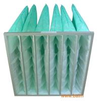 China Aluminium Frame HVAC Bag Filter F7 595x495x600mm Washable Synthetic Fiber Medium Efficiency Air Filter for sale