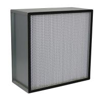 China High Temp H13 H14 Stainless Steel Frame Heat Resistant Separator Clapboard Air Filter 40m/h for sale